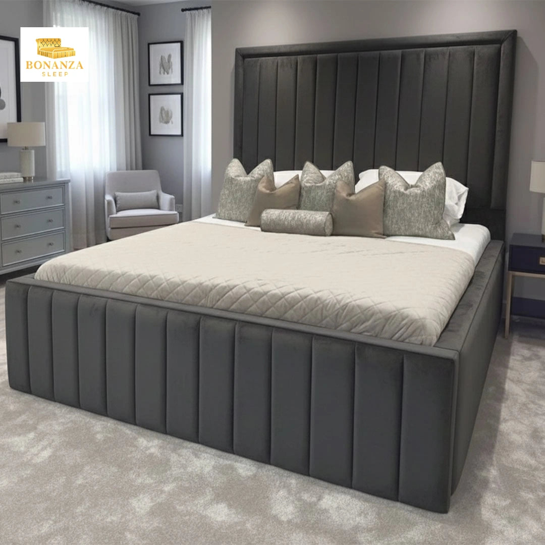 Majestic Multi Panelled Bed Frame by Bonanza Sleep | Luxury Bed with ...