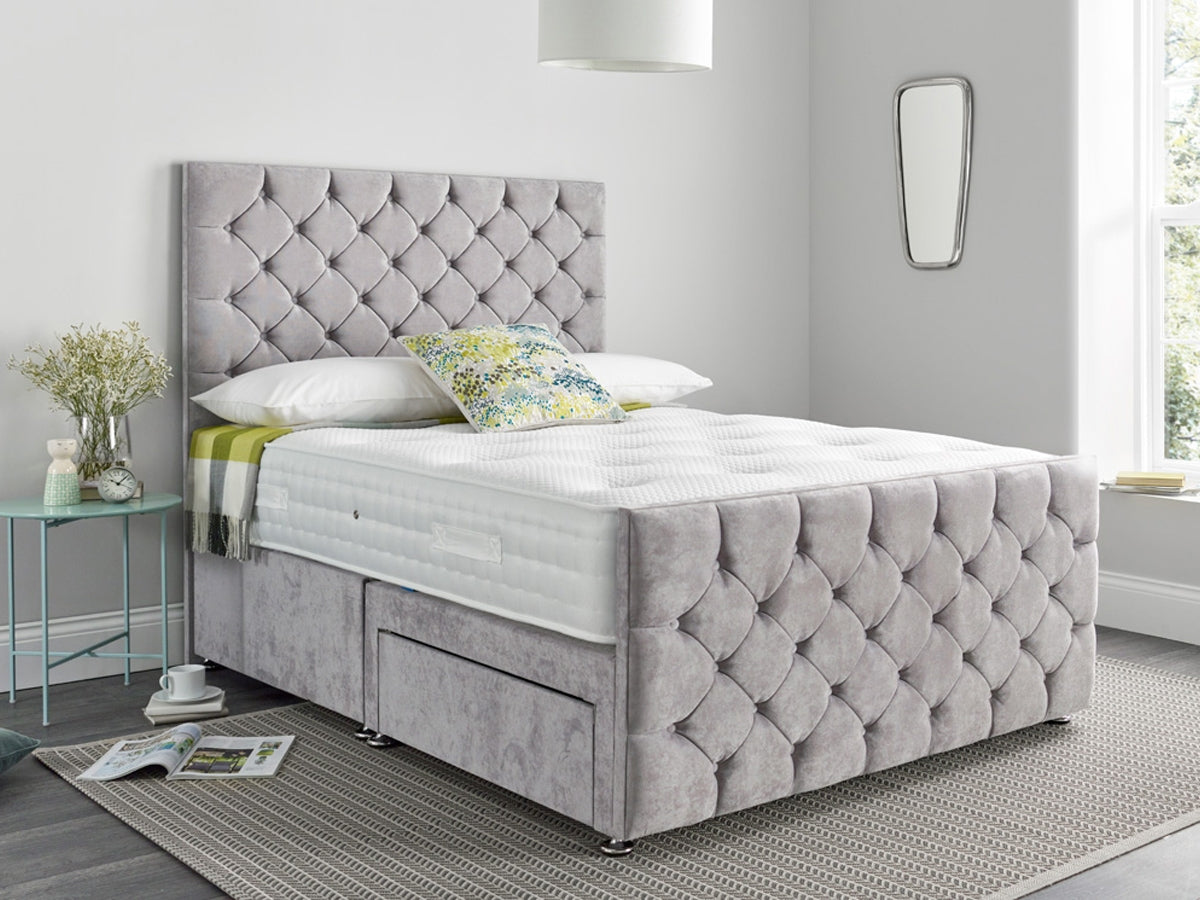 Grace Chesterfield Divan Bed – Bonanza Sleep
