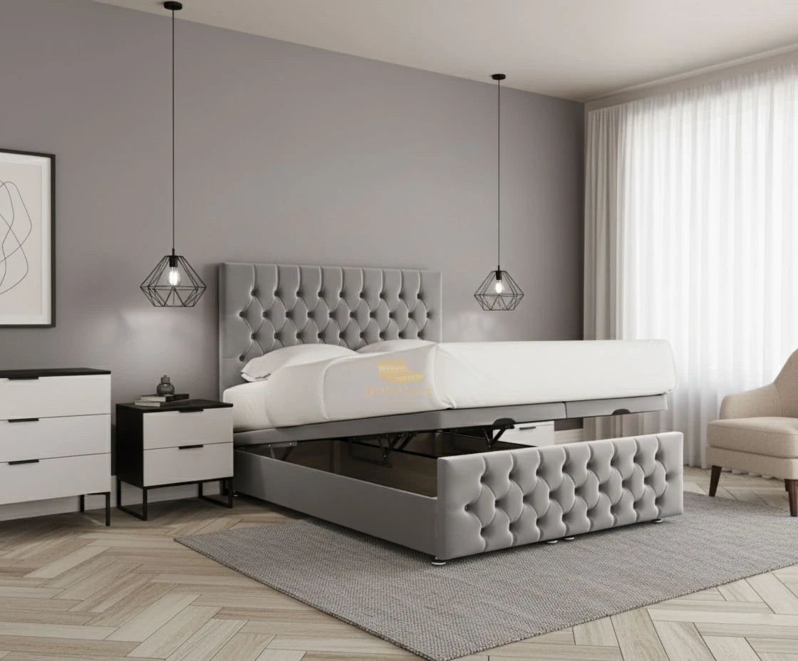 Kensley Chesterfield Ottoman Divan Bed – Bonanza Sleep