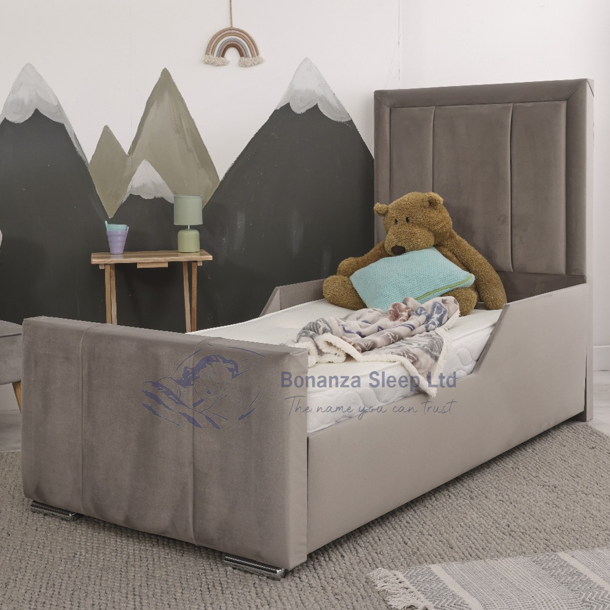 Buckingham Kids Panel Border Bed - Best Bed For Kids – Bonanza Sleep